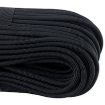 Atwood Rope MFG - 550 Paracord - Black - 1000ft - Walmart.com