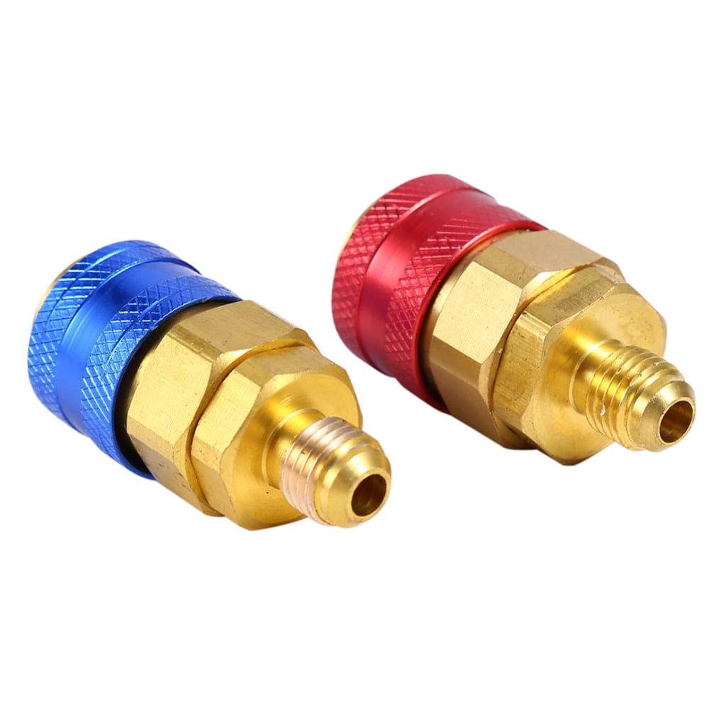 GENEMA 1 Pair Freon R134A H/L Auto Car Quick Coupler Connector Brass ...