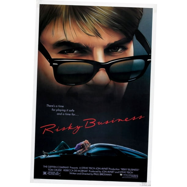 Risky Business Poster Metal Sign Art Print 8x12 Unframed, Age: Adults ...