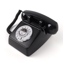TelPal Antique Desk Base Analog Pink Retro Corded Landline Phone for ...
