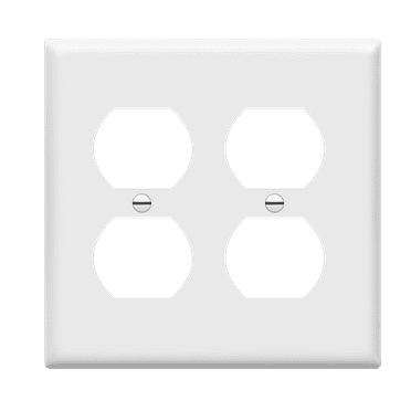 ENERLITES Vertical Duplex Weatherproof Wall Plate, Outdoor Electrical ...