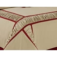 Marma 7 Piece King Size Comforter Set Ruffle And Patchwork Wrinkle