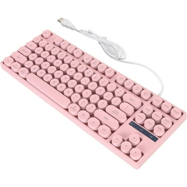 Typewriter Style Retro Wired Mechanical Gaming Keyboard,Vintage ...
