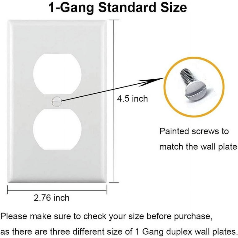 Electrical Outlet Dimensions Wall Plates Kit Electrical Outlet Covers