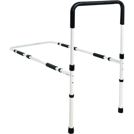 Bed Assist Hand Rail with Adjustable Floor Support & Safety Strap ...