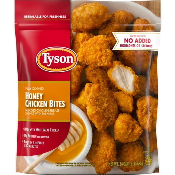 Tyson Popcorn Chicken, 25 oz (Frozen, Fully Cooked) - Walmart.com