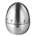 Elowen Cooking Timer Kitchen Rotating Alarm, Egg Timer Stainless Steel ...