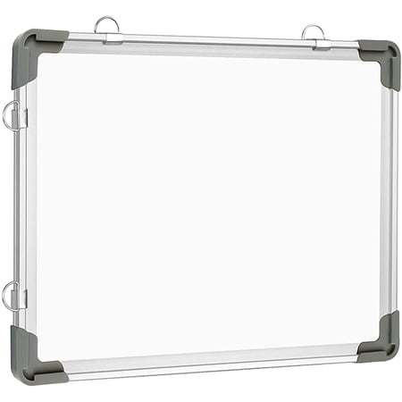 Small Whiteboard, A3 Portable Hanging White Board for Wall Double Sided ...