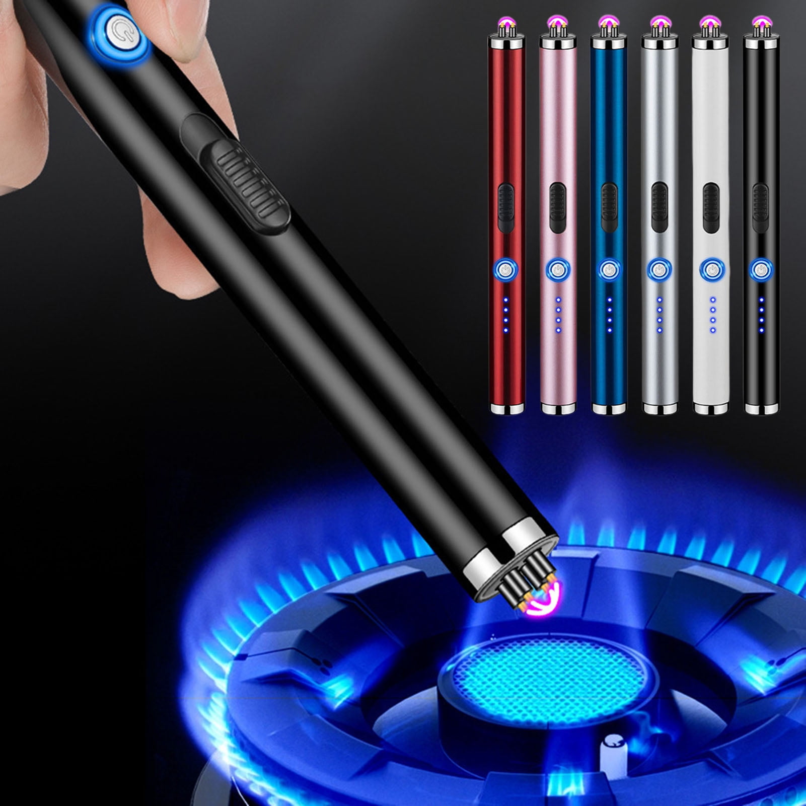 Windproof Pulse Igniter - Double Switch - Anti-Touch Visible Power ...