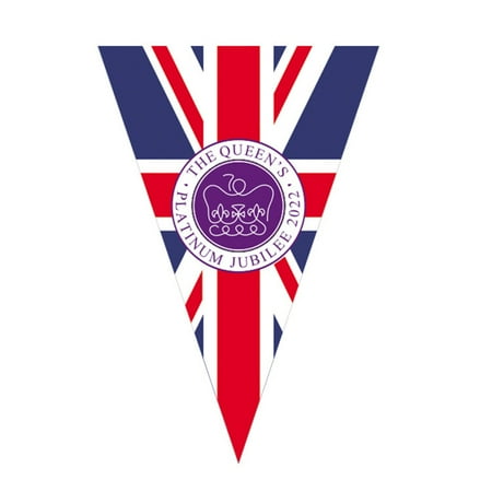 Peggybuy England Flag String Hanging Banner Queen Day String Flag Party ...