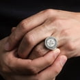.925 Sterling Silver US Navy Men’s Signet Ring (Size 7) - Walmart.com