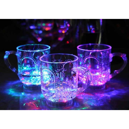 1 Pc Romantic Inductive Colorful LED Wine Whisky Cup Glass Bar Party ...