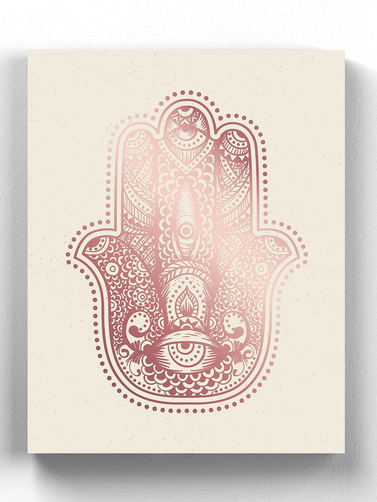Hamsa Hand Mandala Wrapped Canvas -Smartprints Designs, - Walmart.com