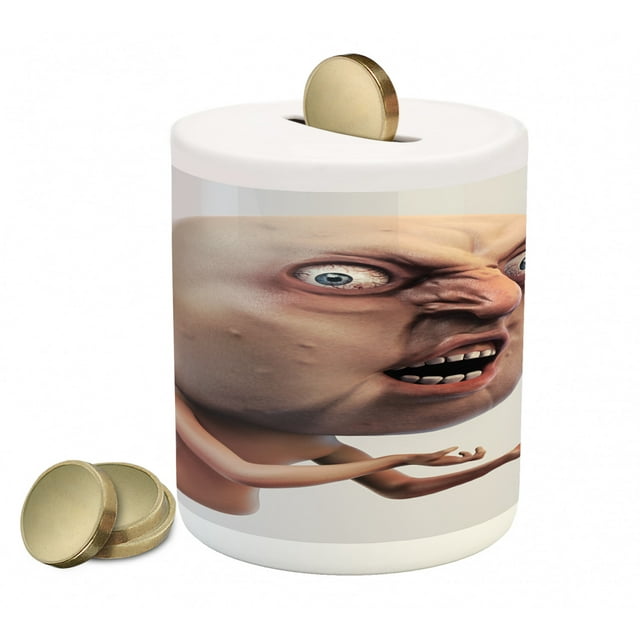 Humor Piggy Bank, Scary Internet Meme with Why You No Expression Angry ...
