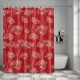 Bathroom Shower Curtain Pastoral Wildflowers Dandelion Waterproof ...
