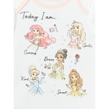 Disney Princess Baby Girl Bodysuits, 3-Pack, Sizes 0/3-24 Months ...