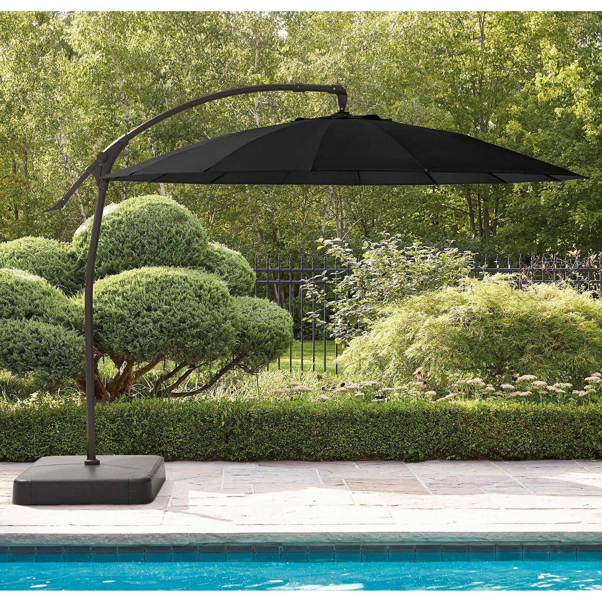 Click here for Hometrends 10 Ft. Round Offset Shanghai Patio Umbr... prices