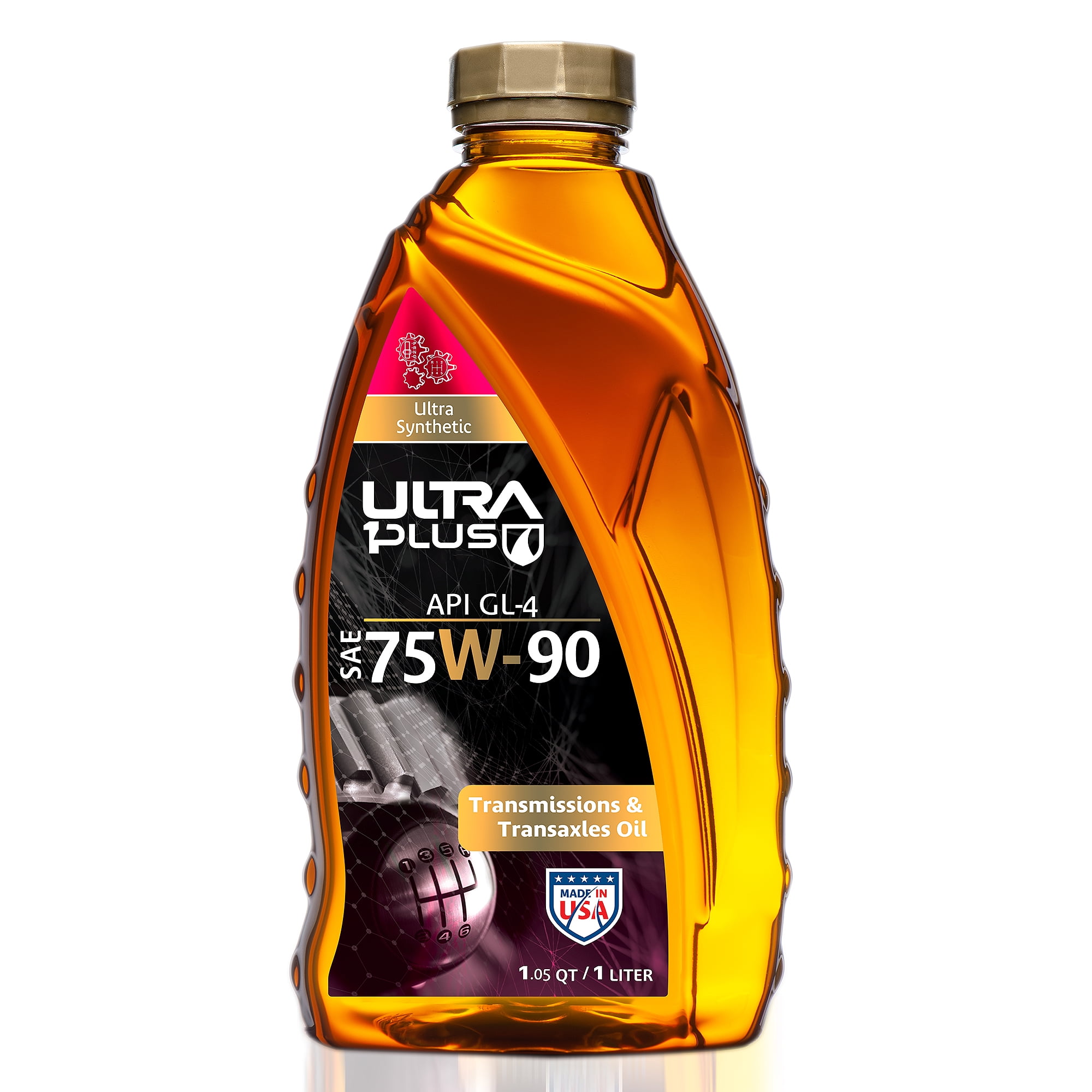 Ultra1Plus SAE 75W 90 Synthetic Gear Oil API GL 4 Liter Walmart