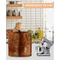 Burnt Orange Stand Mixer Dust Cover with Storage Pocket & Handles,Retro ...