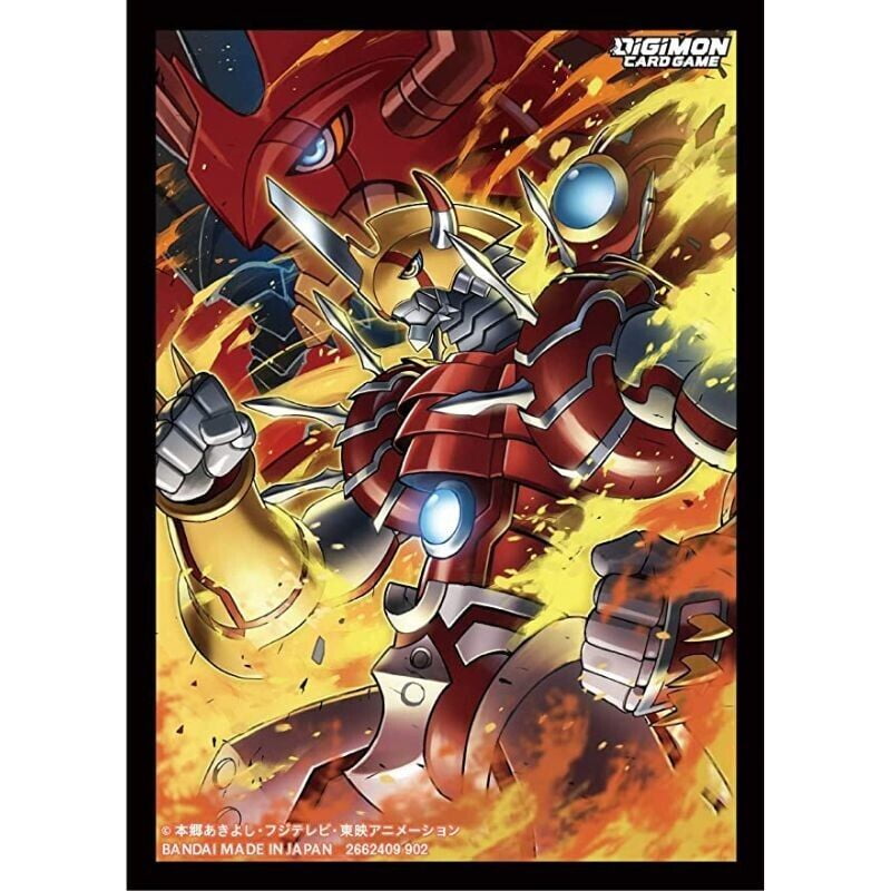 BANDAI Digimon Card Game Official Sleeves 2022 Ver.2.0 ShineGreymon ...