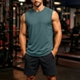 BLCHUNen Workout Sets for Men Sleeveless Tank Tops Wide Leg Shorts ...