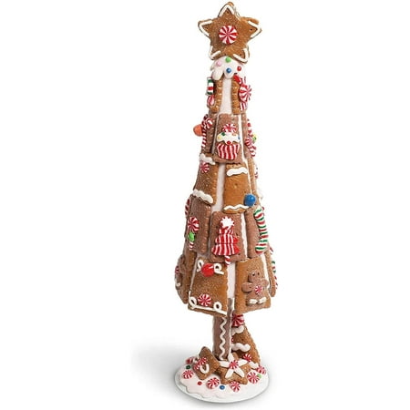 Gingerbread Christmas Tree, Dining Table Centerpiece (15 Inches ...