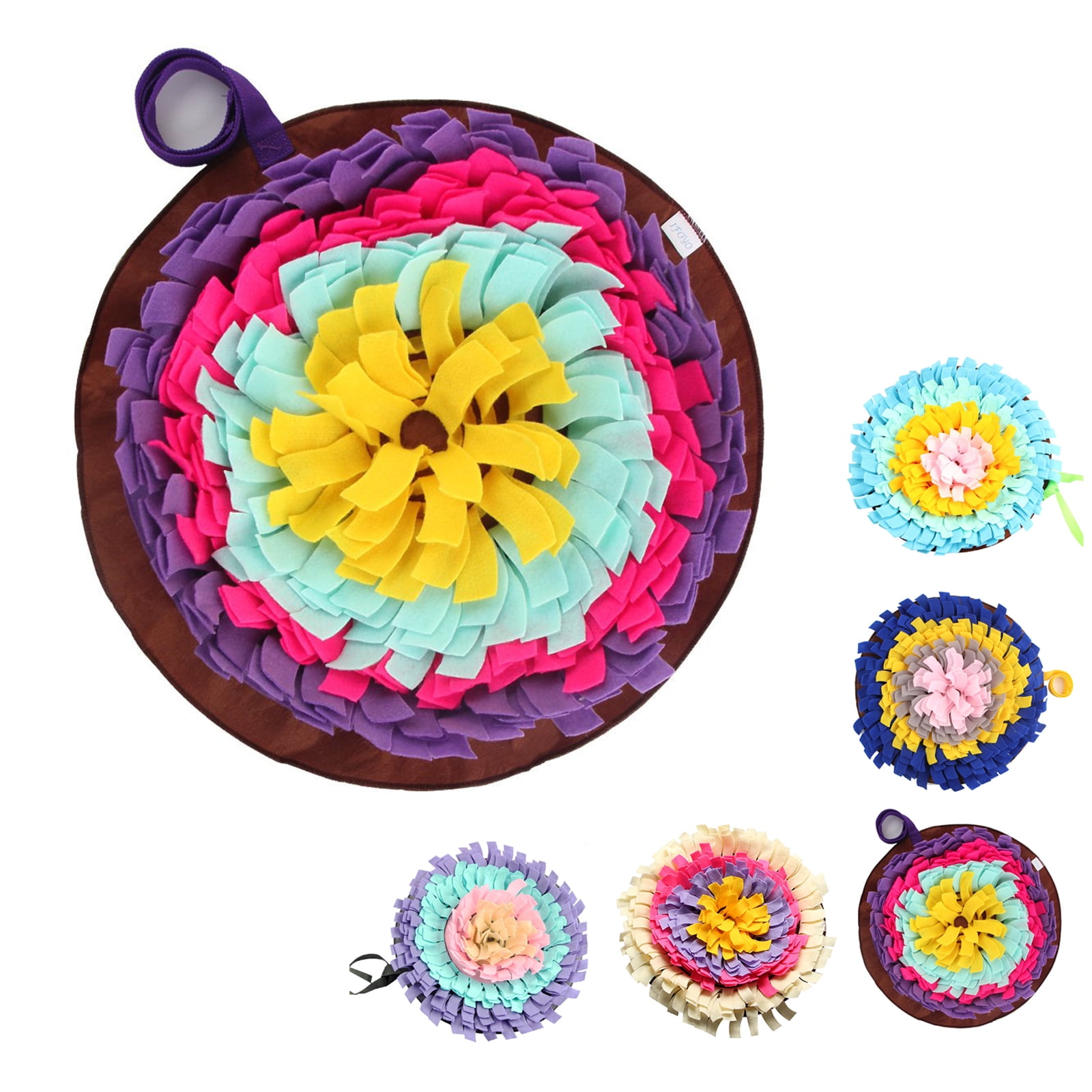 vocheer 18" Dog Snuffle Mat for Foraging Feeding Smell Training ...