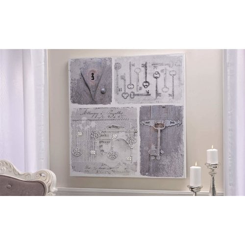 Giftcraft Lock & Keys Painting Print on Canvas - Walmart.com