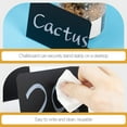 4 Sets Rewritable Small Blackboard Tabletop Memo Labels Sign Chalk ...