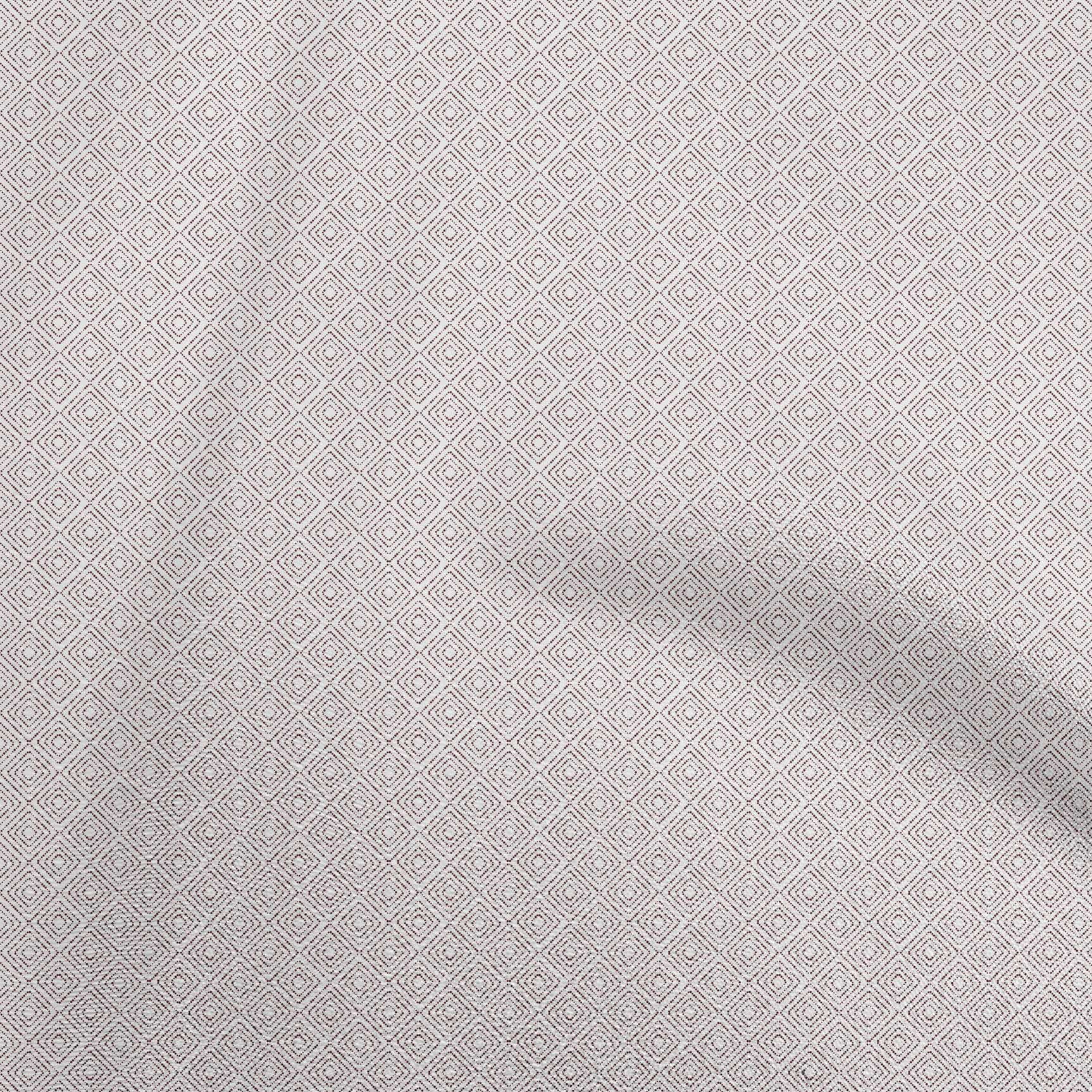 oneOone Velvet Brown Fabric Dot Sewing Material Print Fabric By The ...