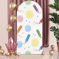 Arch Backdrop 5 Ft, Colored Pencils Spandex Stretch Fitted Arch Cover ...
