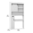 Dextrus Over The Toilet Storage Cabinet,Bathroom Shelf Organizer with ...