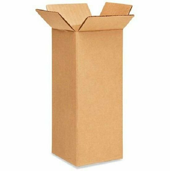 50 4x4x10 Cardboard Paper Boxes Mailing Packing Shipping Box Corrugated ...