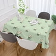 54x54in Square Printed Tablecloth Easy-Care Decorative Table Cloth for ...