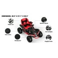 TOKTOO 24Volt 4WD Battery Powered Ride On Toy for Big Kids W/ 4X75W ...