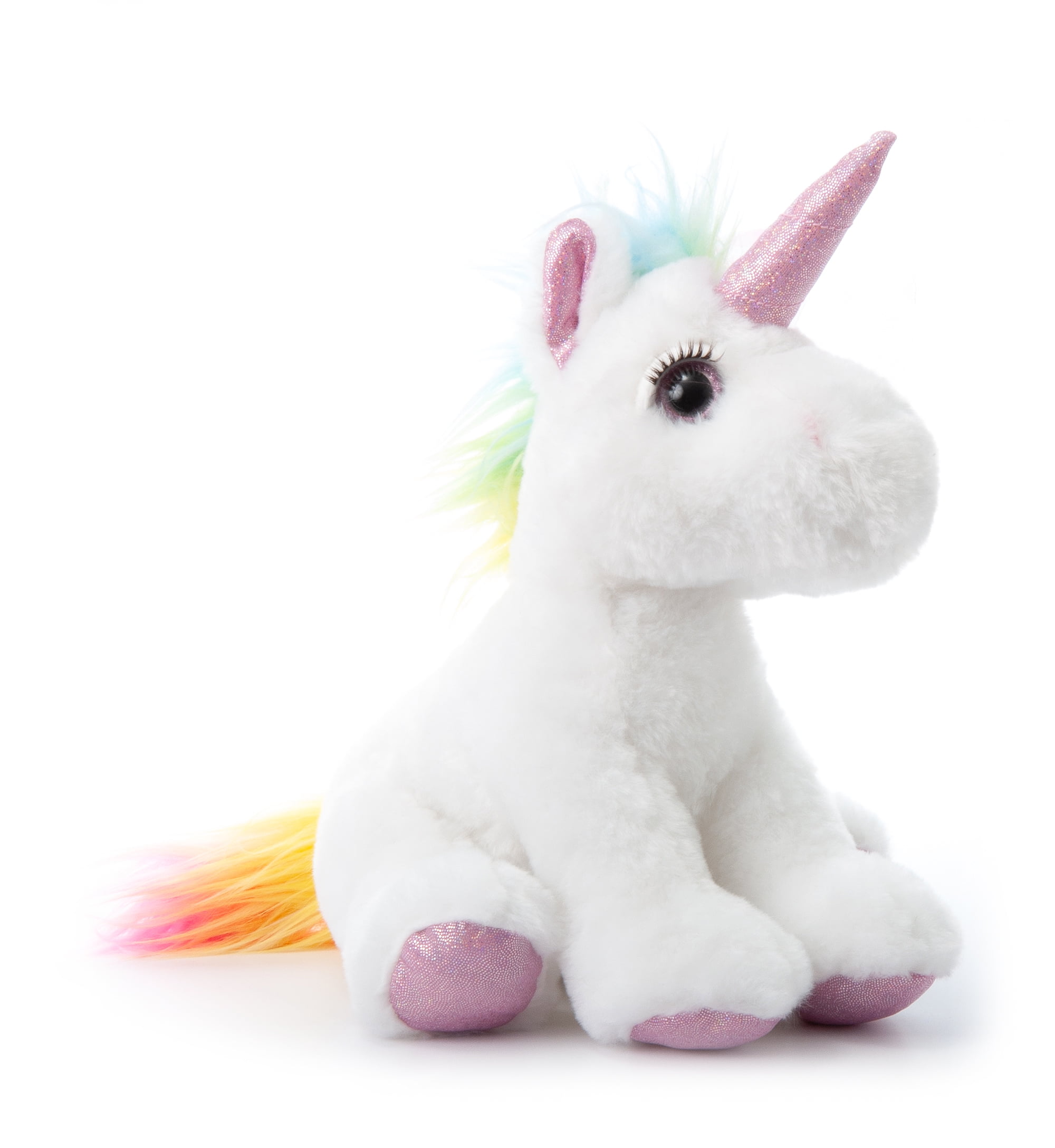 The Petting Zoo Lash'z Unicorn Plush Toy, 10 inch Stuffed Animal ...