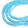 20 Strand Baking Painted Imitation Jade Glass Bead Strands Faceted ...