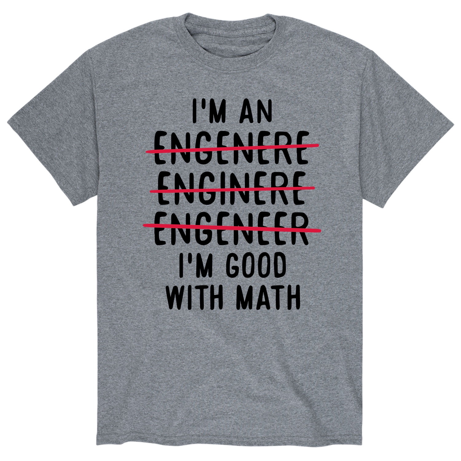 Instant Message - I'm Good With Math - Men's Short Sleeve Graphic T ...