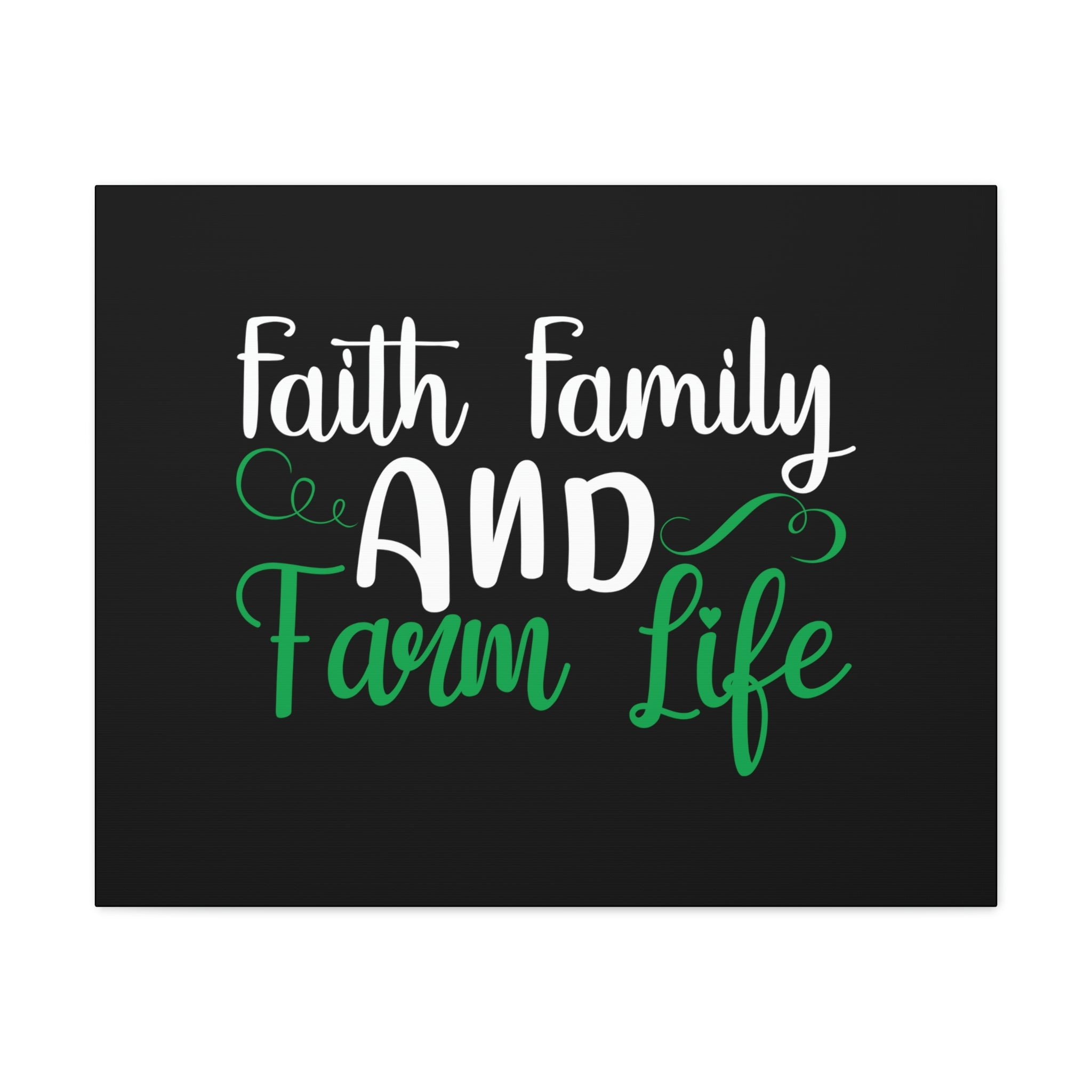 Scripture Walls Faith Family And Farm Life Exodus 20:12 Green Christian ...