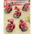 5-in-1 Fire Rescue Construction Vehicle Robot Transformer Toy, Drill ...