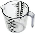 Chef Craft Measuring Cup, 4 Cup Capacity, Clear Plastic, US and Metric ...