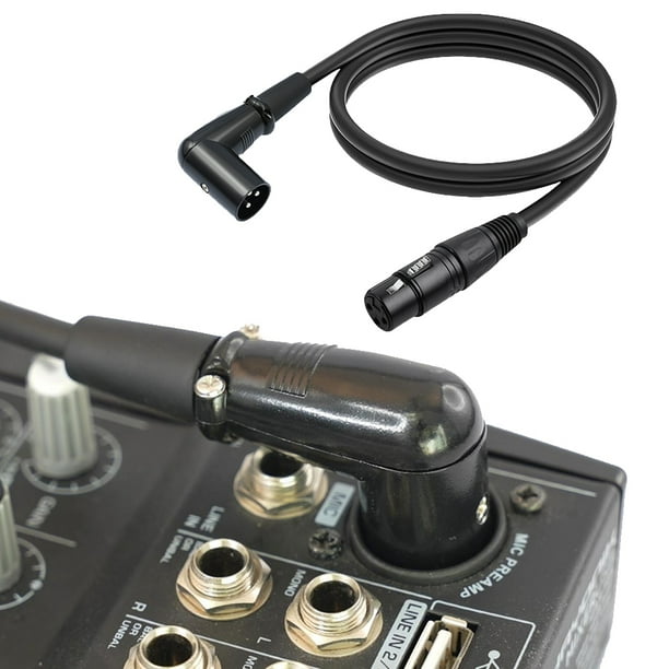 Cable Extensión Micrófono XLR XLR A XLR Conector Micrófono 3 Pines (5 M ...