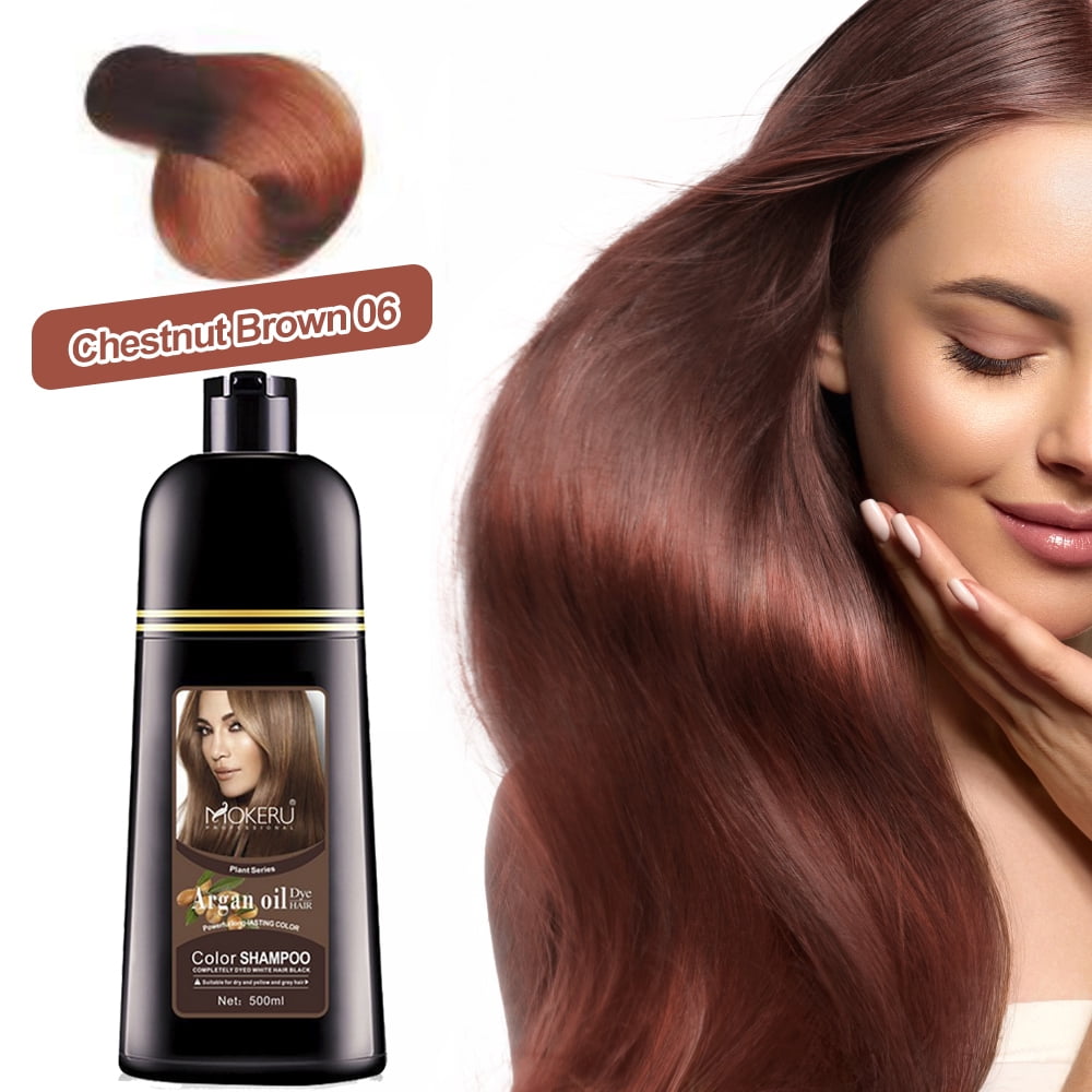Shampooing Colorant à l'Huile d'Argan, Shampooing Colorant Instantané ...