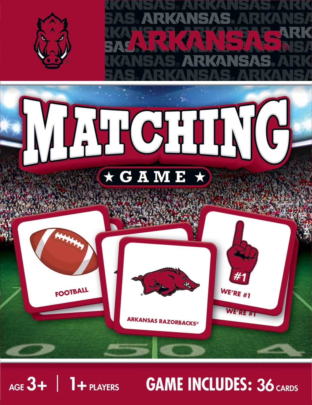 MasterPieces Officially Licensed NCAA Arkansas Razorbacks Matching Game ...