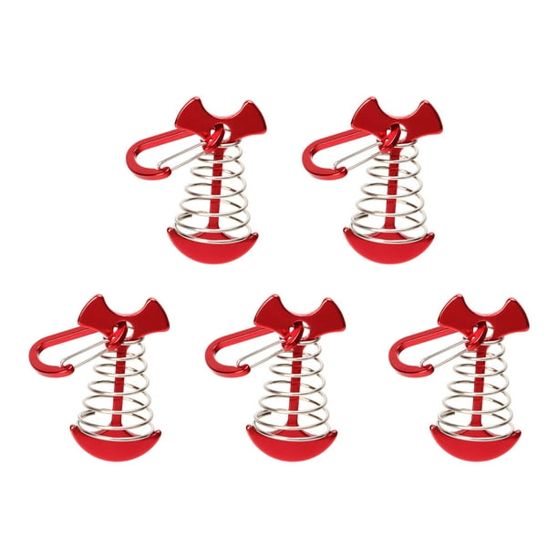 Oubit Tent Wind Rope Anchor Pegs,5 PCS Fishbone Deck Fishbone Tent ...
