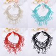 Bohemian Multi Strand Beaded Neckchain Stylish Minimalist Jewelry For ...