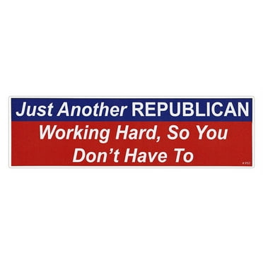 Republican Democrat Pissed Off Political Funny Automotive Car Window ...