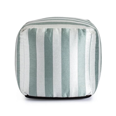 Majestic Home Goods Aruba Bean Bag Pouf Cube, Indoor/Outdoor - Walmart.com