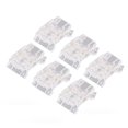 20PCS LED Strip to Wire Connector, 2 Pin Transparent Solderless Gapless ...
