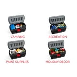 Rubbermaid 35 Gallon Tough Action Packer Cargo Box, Heavy Duty Plastic ...